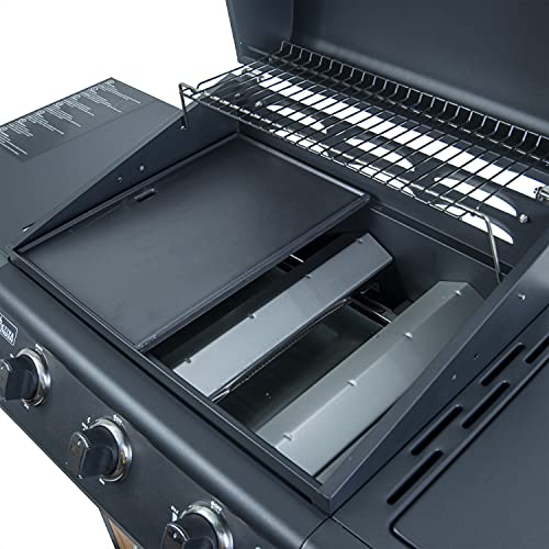 Activa Gasgrill Rodos Grillwagen Mit 3 Brennern Seitenbrenner Und