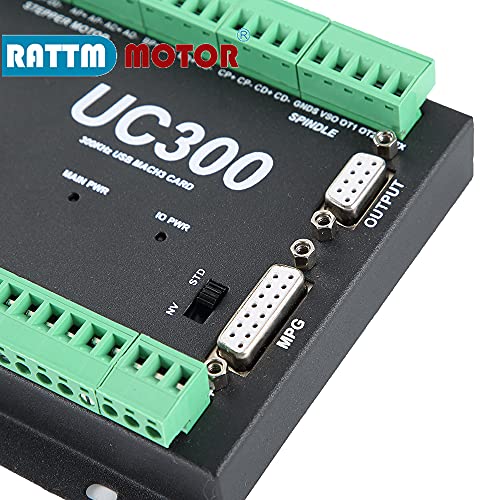 RATTMMOTOR 6-Achsen-Mach3-USB-Karte UC300 CNC-Router Bewegungssteuerungskarte für CNC Gravur ...
