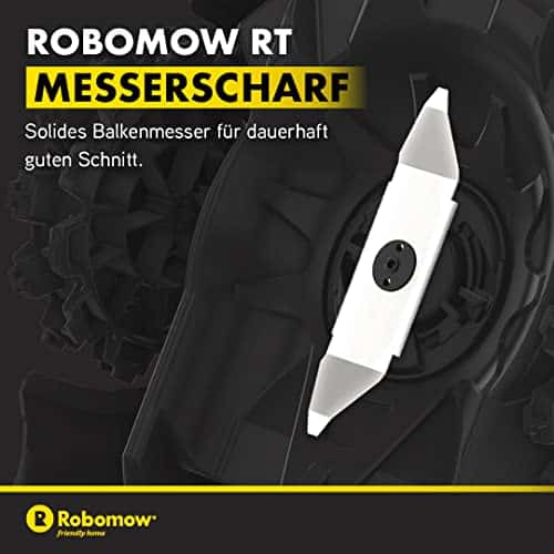 ROBOMOW RT300 Robotermäher für Flächen bis 300 qm | 10.2 Ah; 18cm ...