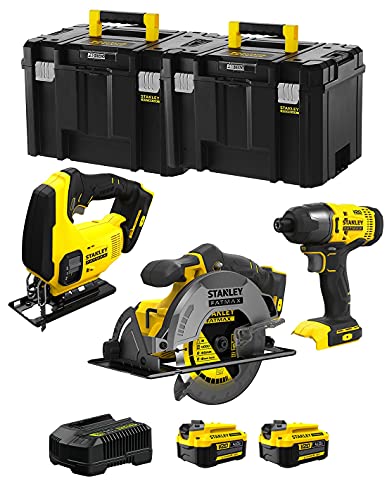 STANLEY FatMax Kit SVK305 (Stichsäge SFMCS600, Handkreissäge SFMCS500 ...