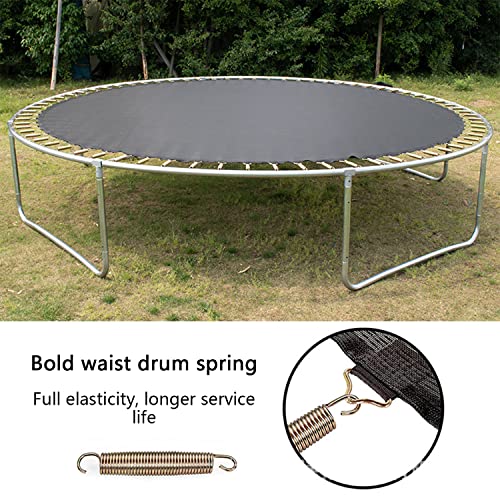 Outdoor-Sprungbett mit Sicherheitsnetz und Basketballkorb, Trampolin und Fitness-Übungsgerät ...