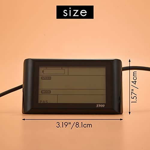JOPEDIN Elektrofahrrad LCD-S900 Display mit Zubehör