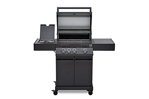 Outtech Black Steel S 3 0 Gasgrill Mattschwarz Stahl 136x58x122 Cm