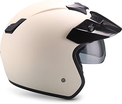 MOTO Helmets S77 "Creme" Jet-Motorrad-Roller-Scooter-Bobber-Mofa ...