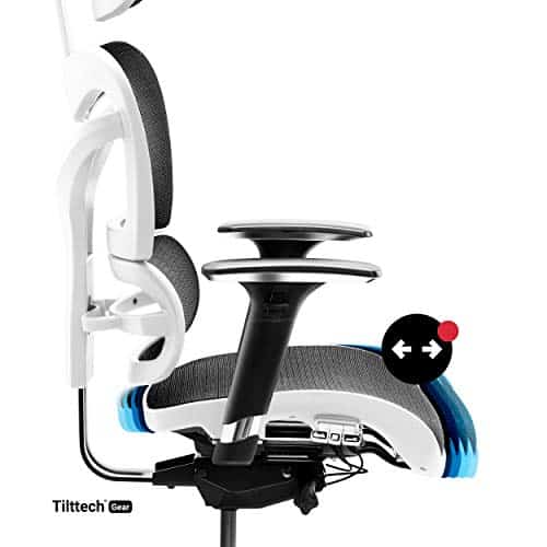 Diablo V-Commander Bürostuhl mit 3D Armlehnen, Lendenwirbelstütze ...