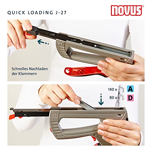 Novus J-27DA Handtacker - Profi-Tacker aus Aluminium mit ...