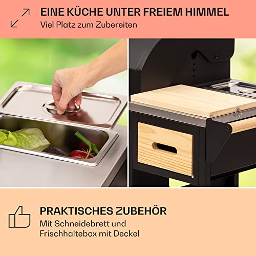 Klarstein Gasgrill mit 6 Brennern für Camping, Balkon und Garten ...