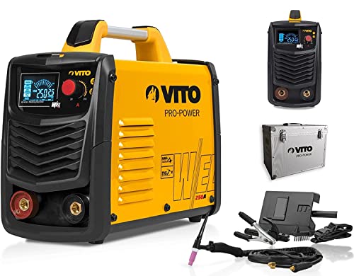 VITO Kombi IGBT Schweißgerät 250A MMA/TIG WIG Aluminium - Elektroden ...