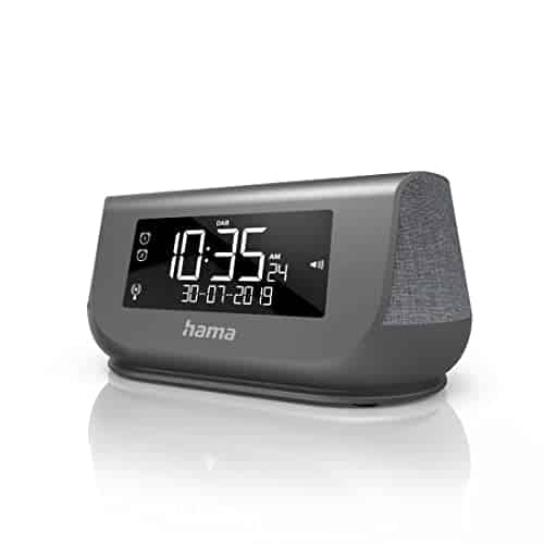 Hama Digitalradio mit Wecker (Radio DAB, DAB+, Bluetooth, USB ...