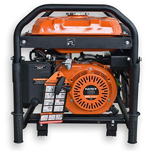 FUXTEC Benzin-Stromgenerator FX-SG2-3000 – 2500W, 2x 230V, mit Rädern ...