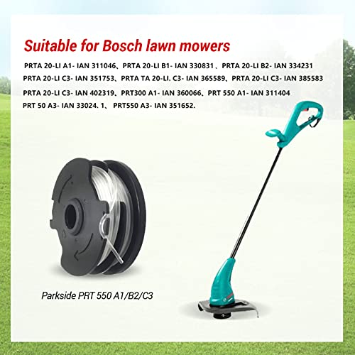 Vllilch 4 Stücke Ersatz Fadenspulen für LIDL Parkside Rasentrimmer ...