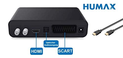 Humax Digital HD Fox Receiver mit 1TB Festplatte, HDMI und SCART ...