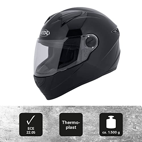 MTR S-5 Integralhelm ECE Zertifiziert - Maximale Verkehrssicherheit ...