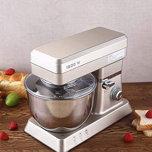 Home Stand Mixer 7-Gang Küchenmixer mit Edelstahlschüssel und Zubehör ...